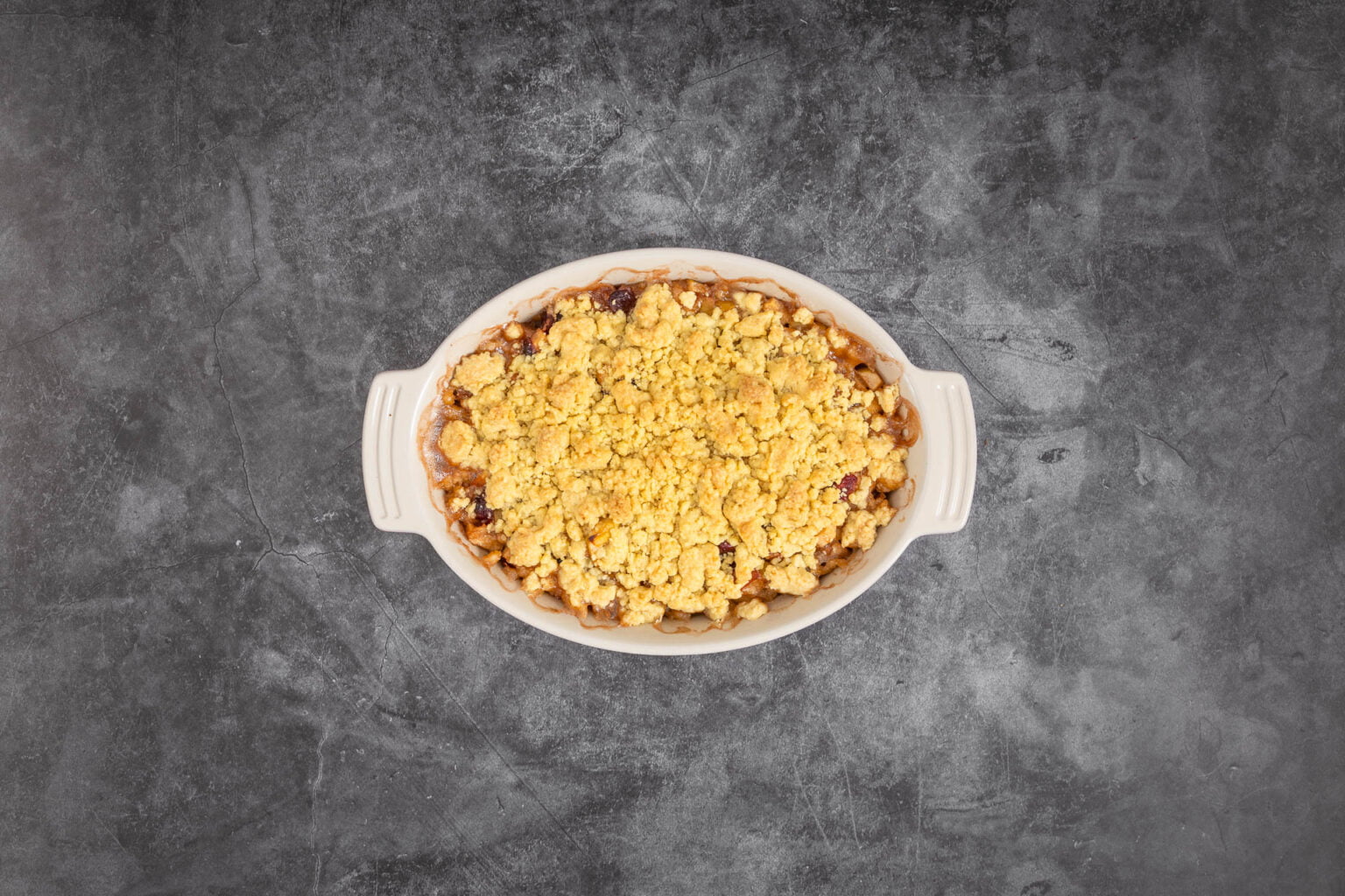 Veganer Christmas-Crumble