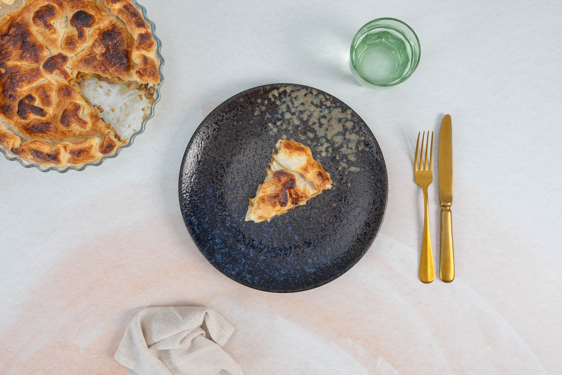 Veganer Pilz Pot Pie – knusprige Double-Crust im Pastetli-Style